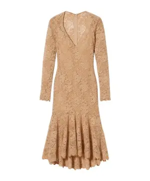 Gucci Gg Flower Stretch Lace Dress