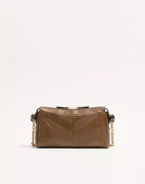 Valentino Garavani Panthea Vlogo Signature Shoulder Bag - Brown