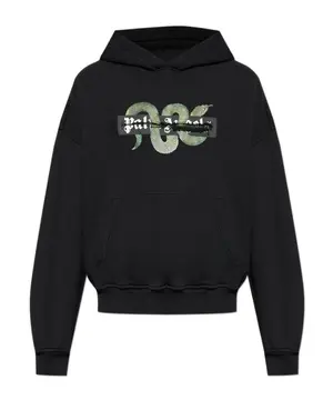Palm Angels Snake Zip Box Hoodie