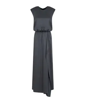 Giorgio Armani Sleeveless Satin Maxi Dress