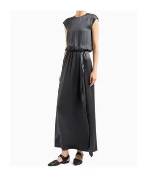 Giorgio Armani Sleeveless Satin Maxi Dress