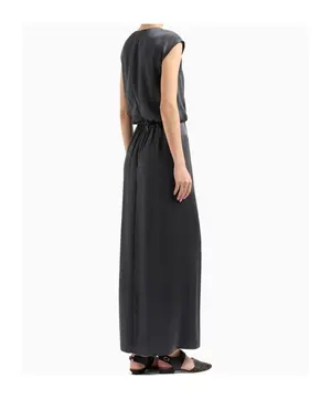 Giorgio Armani Sleeveless Satin Maxi Dress