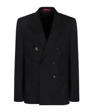 Gucci Double-breasted Jacket - Black