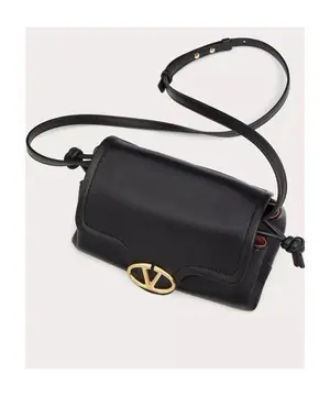 Valentino Garavani Vlogo Plaque Foldover Shoulder Bag