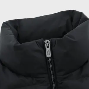 Emporio Armani High-neck Zip-up Padded Jacket - Black