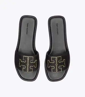 Tory Burch Double T Sport Slides