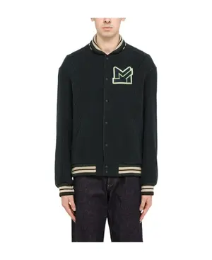 Maison Kitsuné Logo Varsity Jacket