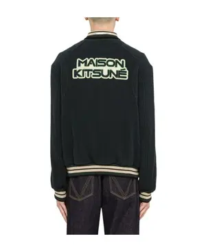 Maison Kitsuné Logo Varsity Jacket