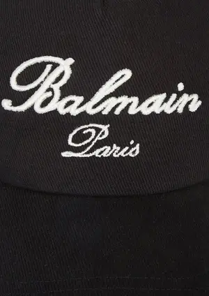 Balmain Logo Signature Baseball Cap