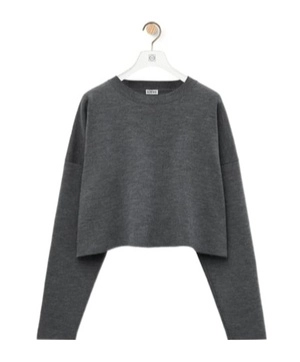 Loewe Anagram Wool Sweater - Dark Grey