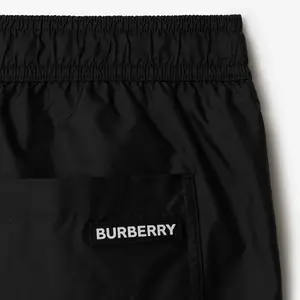 Burberry Swim Shorts With Elastic Drawcord Waist