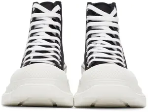 Alexander McQueen Tread Slick Lace-up Boots - White