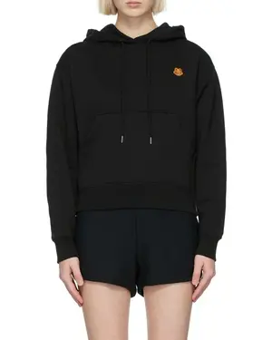 Kenzo Tiger Crest Embroidered Drawstring Hoodie
