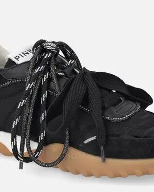 Pinko Gea Lace-up Sneakers - Black