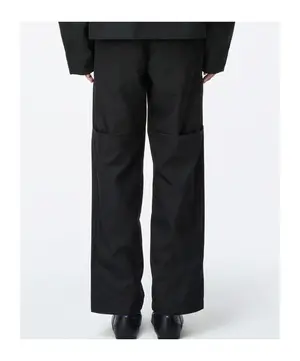 ADER ERROR Low-waisted Slacks With Horizontal Pleats