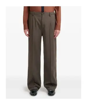 Marni Straight-leg Trousers - Brown