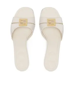 Fendi Ff Logo Plaque Sandals