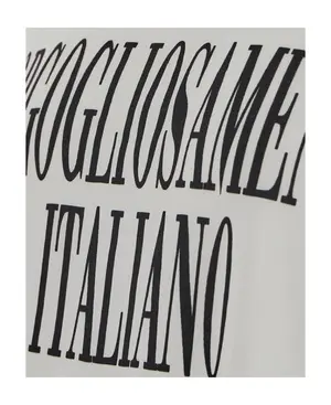 Dolce & Gabbana Dg Plaque Slogan Print T-shirt