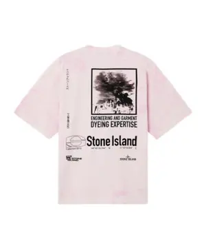 Stone Island Logo Printed Crewneck T-shirt