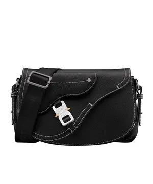 Dior Saddle Messenger Bag - Black