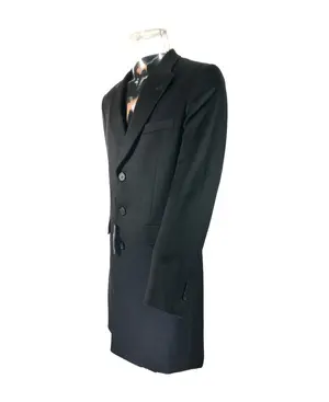 Emporio Armani Single-breasted Wool Coat