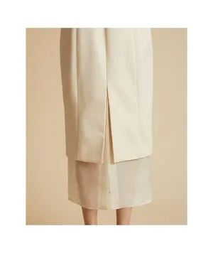 Khaite Sleeveless Layered Sheer Dress