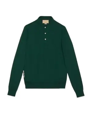Gucci Collared Sweater With Embroidered Detail