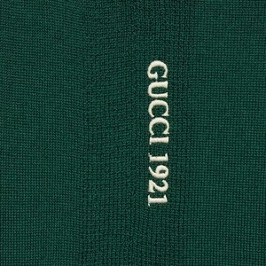 Gucci Collared Sweater With Embroidered Detail