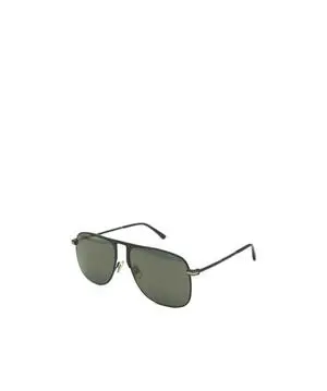 JIMMY CHOO Aviator Sunglasses With Logo Detail - Gray