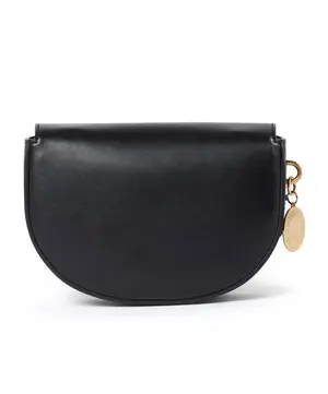 Stella McCartney Frayme Whipstitch Small Shoulder Bag - Black