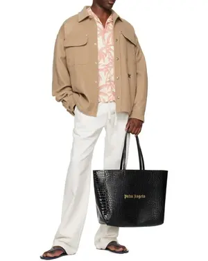 Palm Angels Monogram Embroidered Drawstring Pants