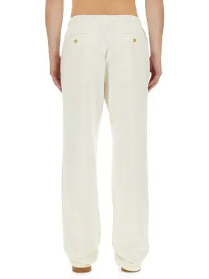 Palm Angels Monogram Embroidered Drawstring Pants