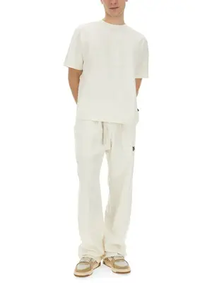 Palm Angels Monogram Embroidered Drawstring Pants