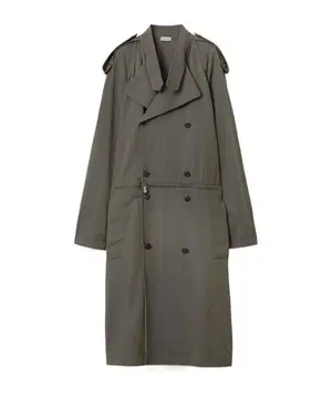 Burberry Cotton-linen Blend Trench Dress
