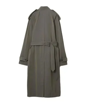 Burberry Cotton-linen Blend Trench Dress