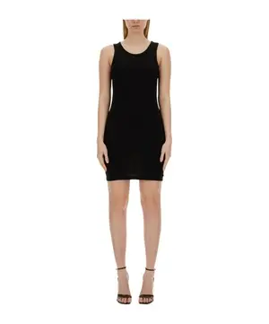 Helmut Lang Ribbed Crewneck Tank Mini Dress