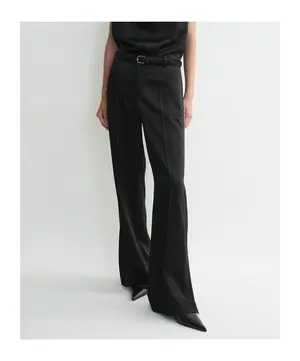 TOTEME Cuff-slit Straight-leg Trousers
