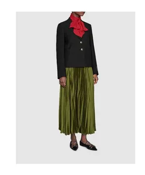 Gucci Single-breasted Blazer With Patch Detail