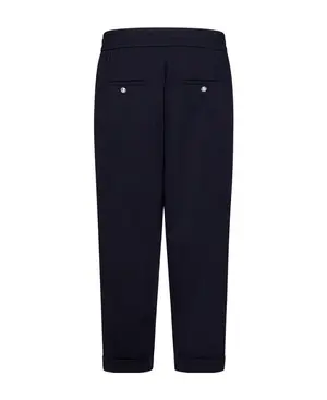Balmain Cropped Drawstring Trousers