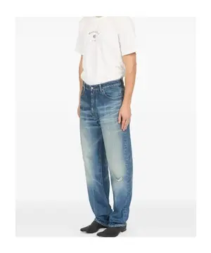 MAISON MARGIELA Straight Distressed Jeans - Blue
