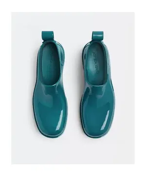 Bottega Veneta Ridged Slip-on Boots - Sparkling Blue
