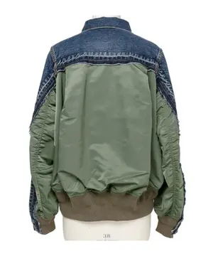 Sacai Patch Pocket Denim Jacket - Blue