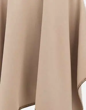 Max Mara Colomba Belted Cape - Beige
