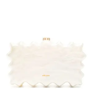 CULT GAIA Cult Gaia Paloma Serrated Clutch Bag