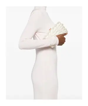 Cult Gaia Paloma Serrated Clutch Bag