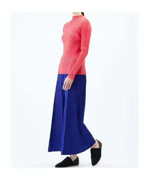 PLEATS PLEASE BY ISSEY MIYAKE Wide Leg Pleated Trousers