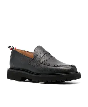 Thom Browne Logo Detail Loafers