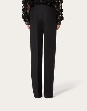 Valentino Garavani Crepe Couture Tailored High-rise Trousers