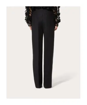 Valentino Garavani Crepe Couture Tailored High-rise Trousers