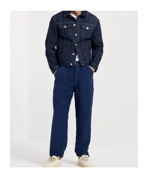 Brunello Cucinelli Dyed Linen Straight-leg Trousers With Drawstring Hem